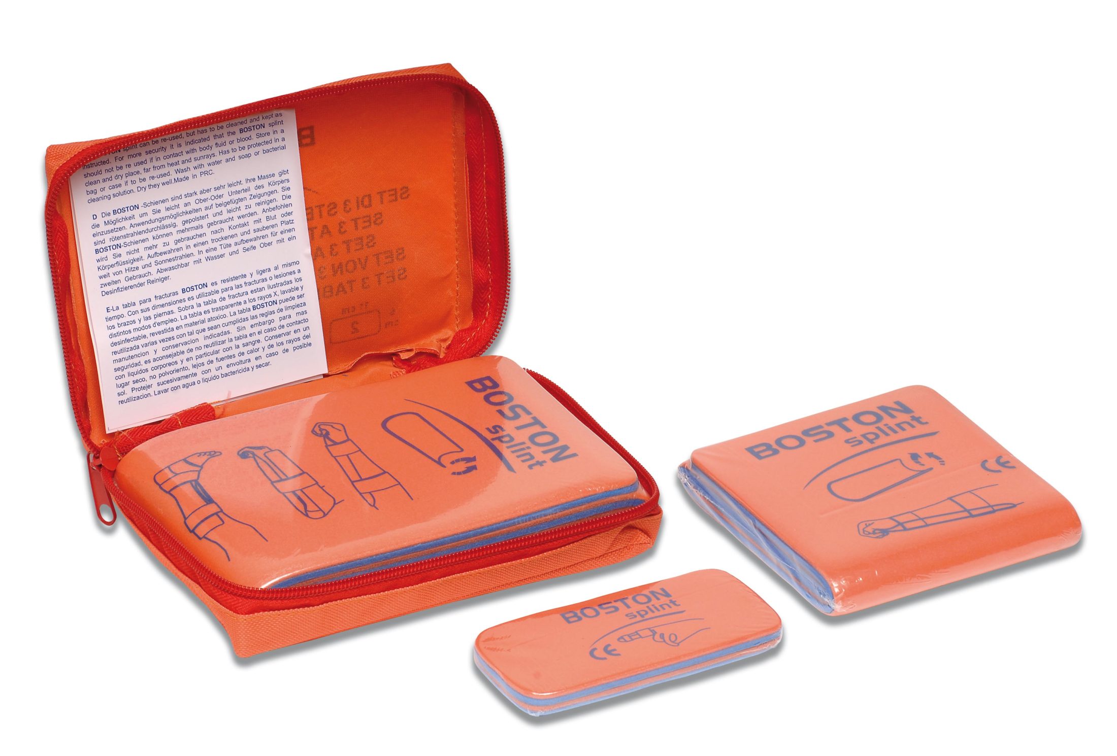 Boston Kit - fracture splints 3 sizes - PVS-SPA