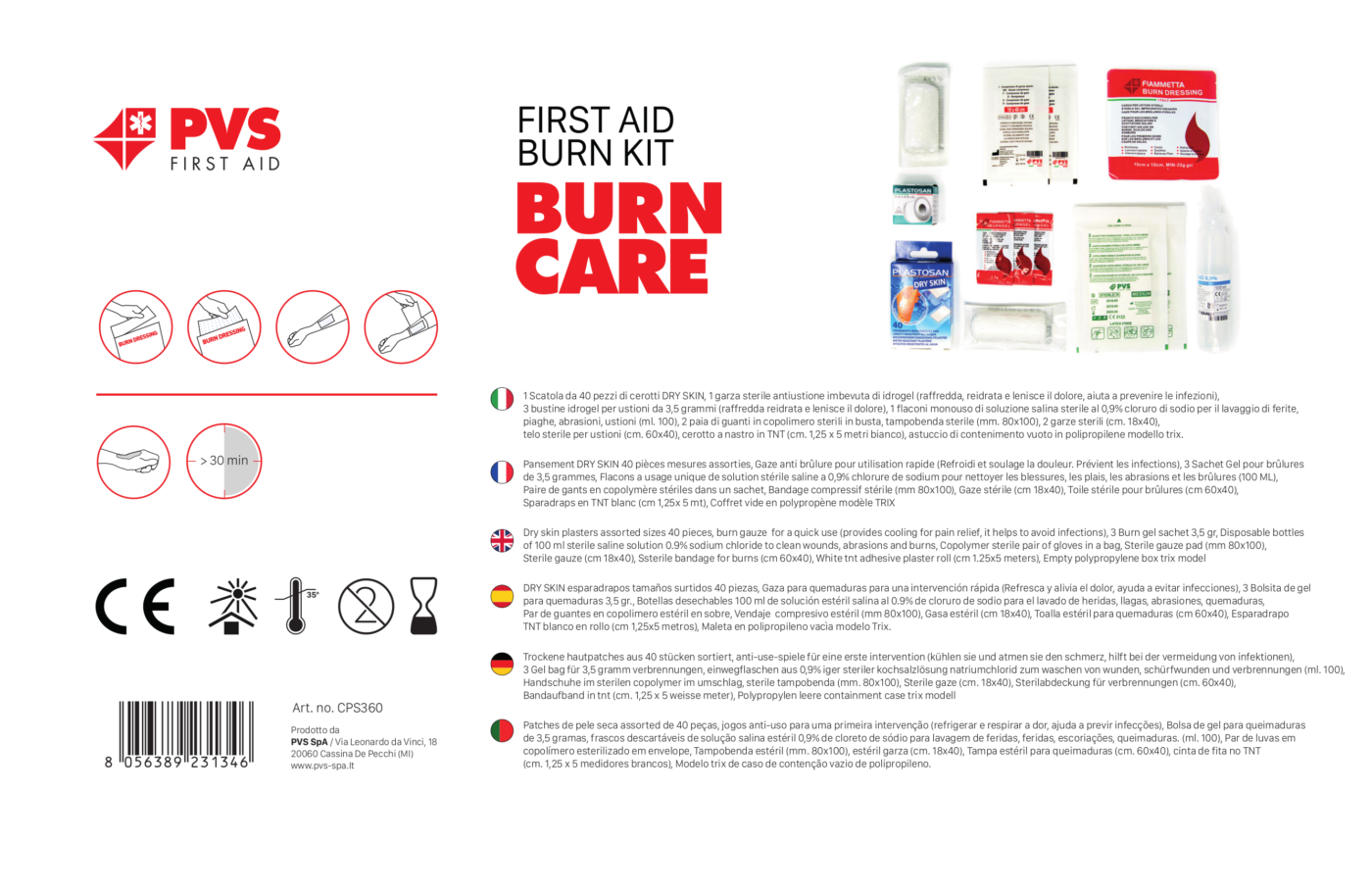 Basic burn kit - PVS-SPA