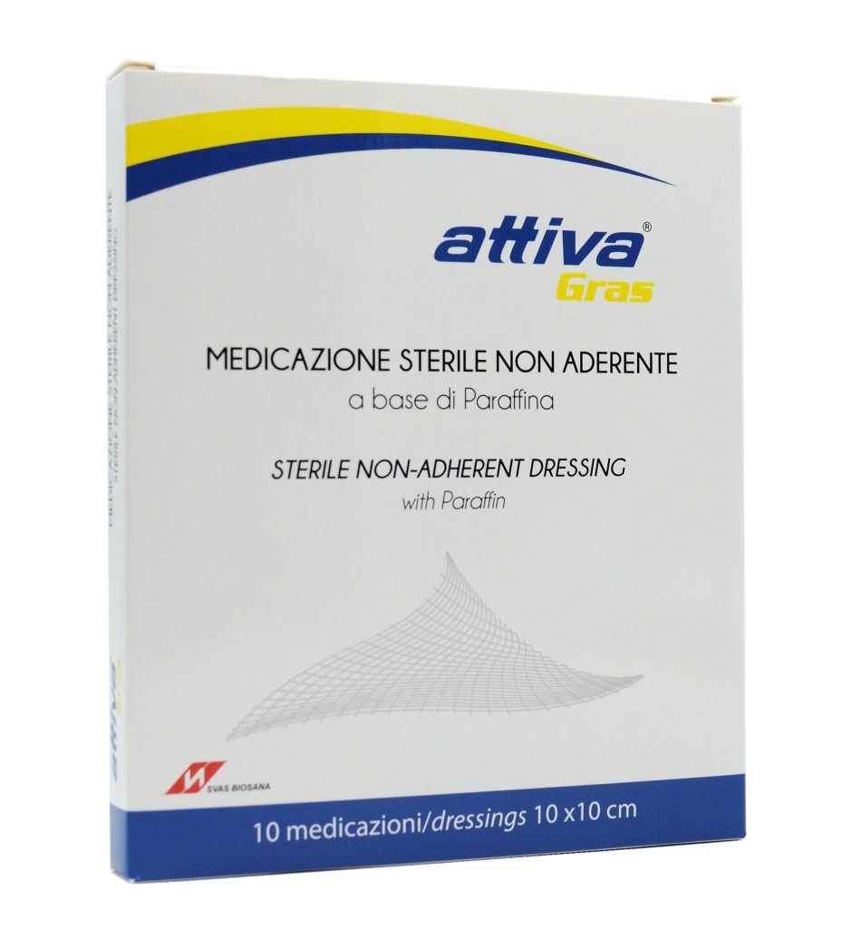 ACTIVE GRAS sterile kerosene gauze for burns. - PVS-SPA