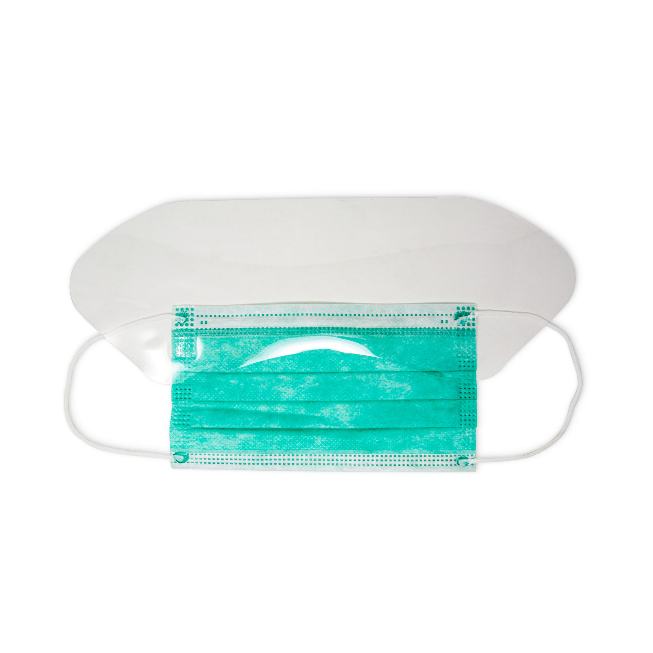 3-layer surgical mask with splash shield visor - PVS-SPA