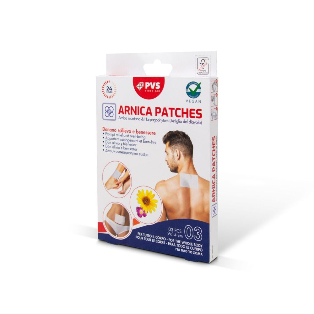 Arnica patches for joint and muscle pain - PVS-SPA
