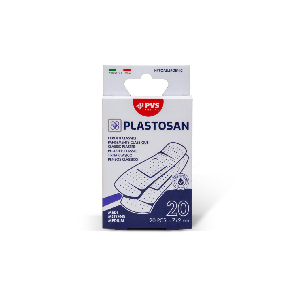PLASTOSAN Box of 20 one-size-fits-all plasters - PVS-SPA