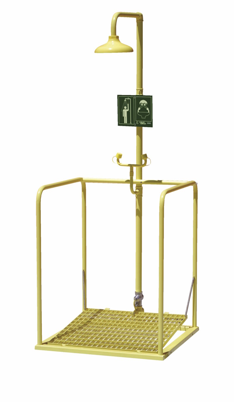 Decontamination station with eye wash - PVS-SPA