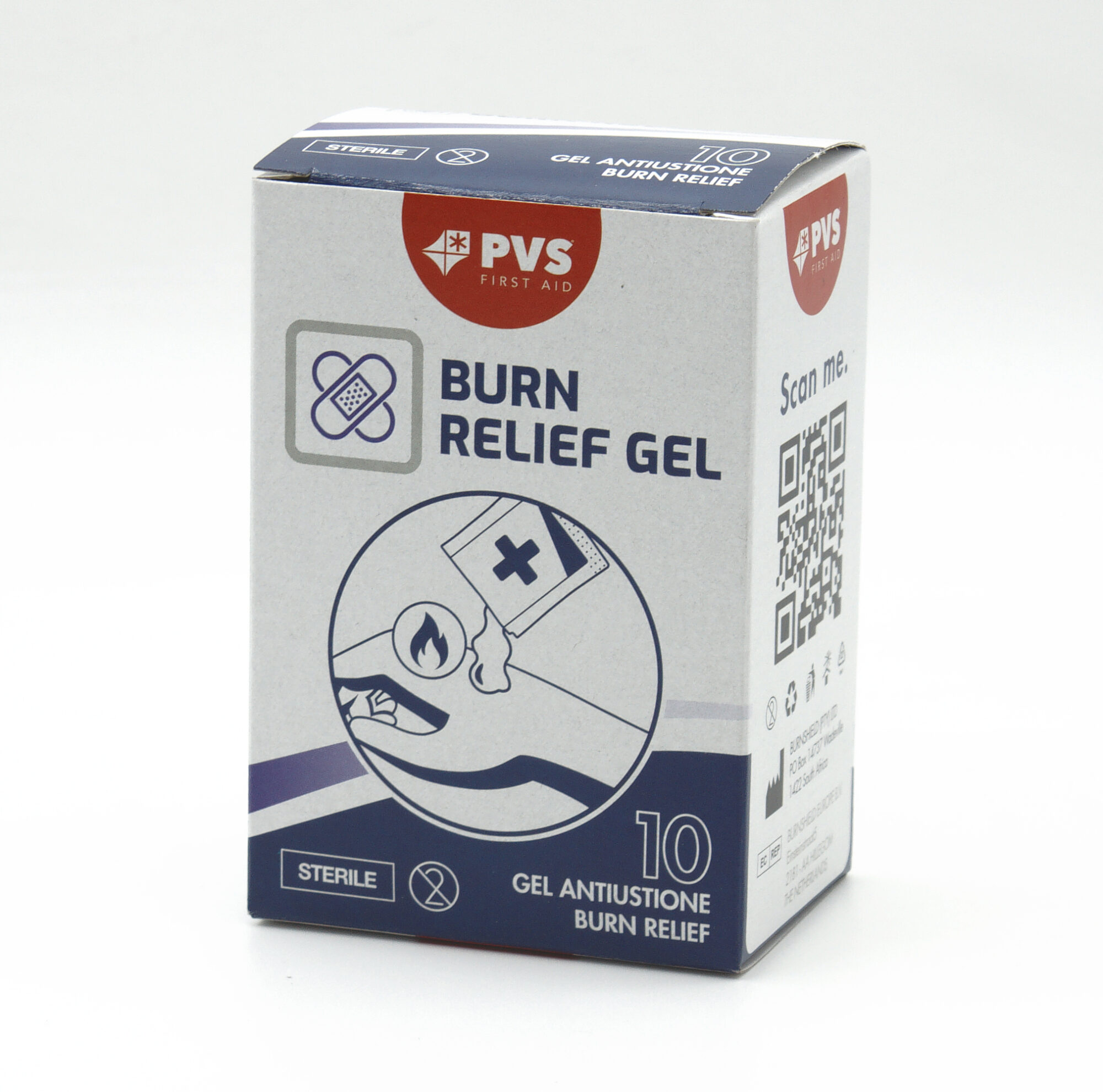 Burn gel sachet - PVS-SPA