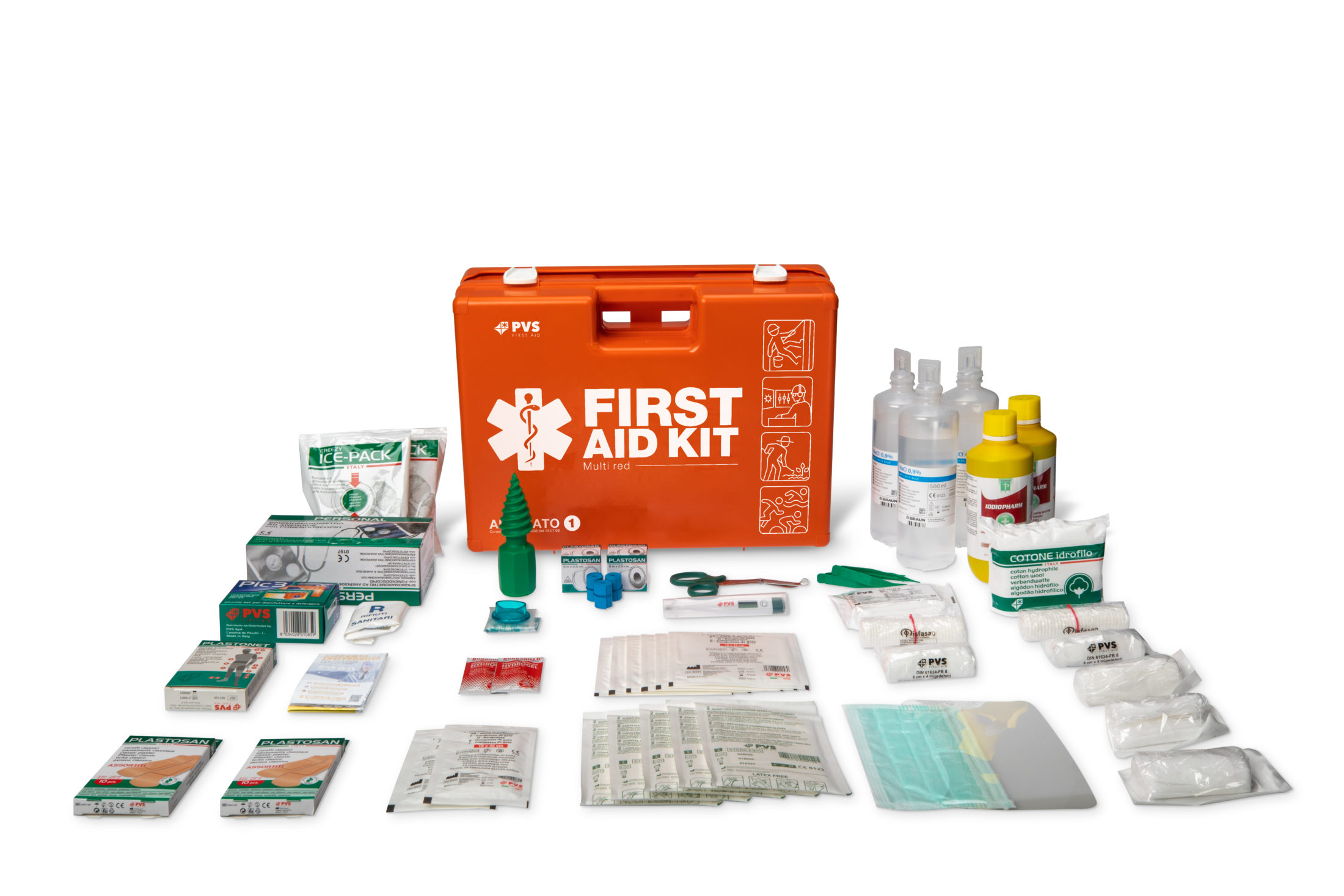First Aid Kit - Boxes ANNEX 1 DM 388 and DL 81 (from 3 Workers) - PVS-SPA